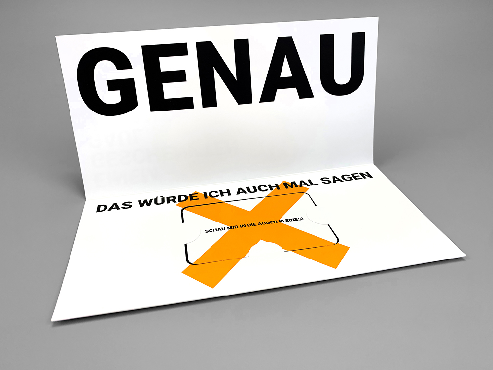 Präsentierkarte Träger: Einzigartige Präsentation von Karten - EFFEKTIX